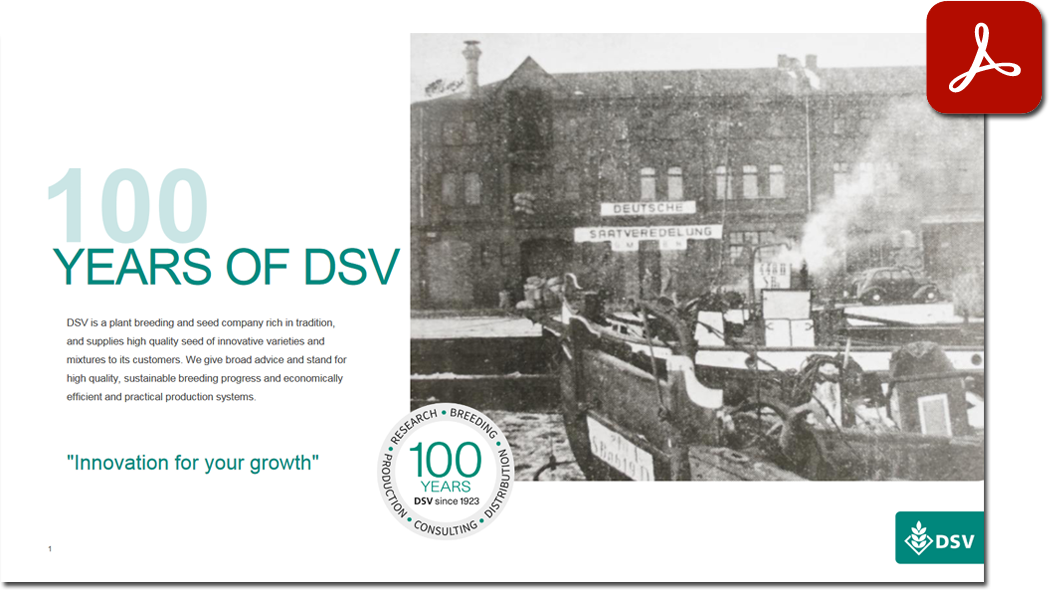 100 Jahre Deutsche Saatveredelung AG